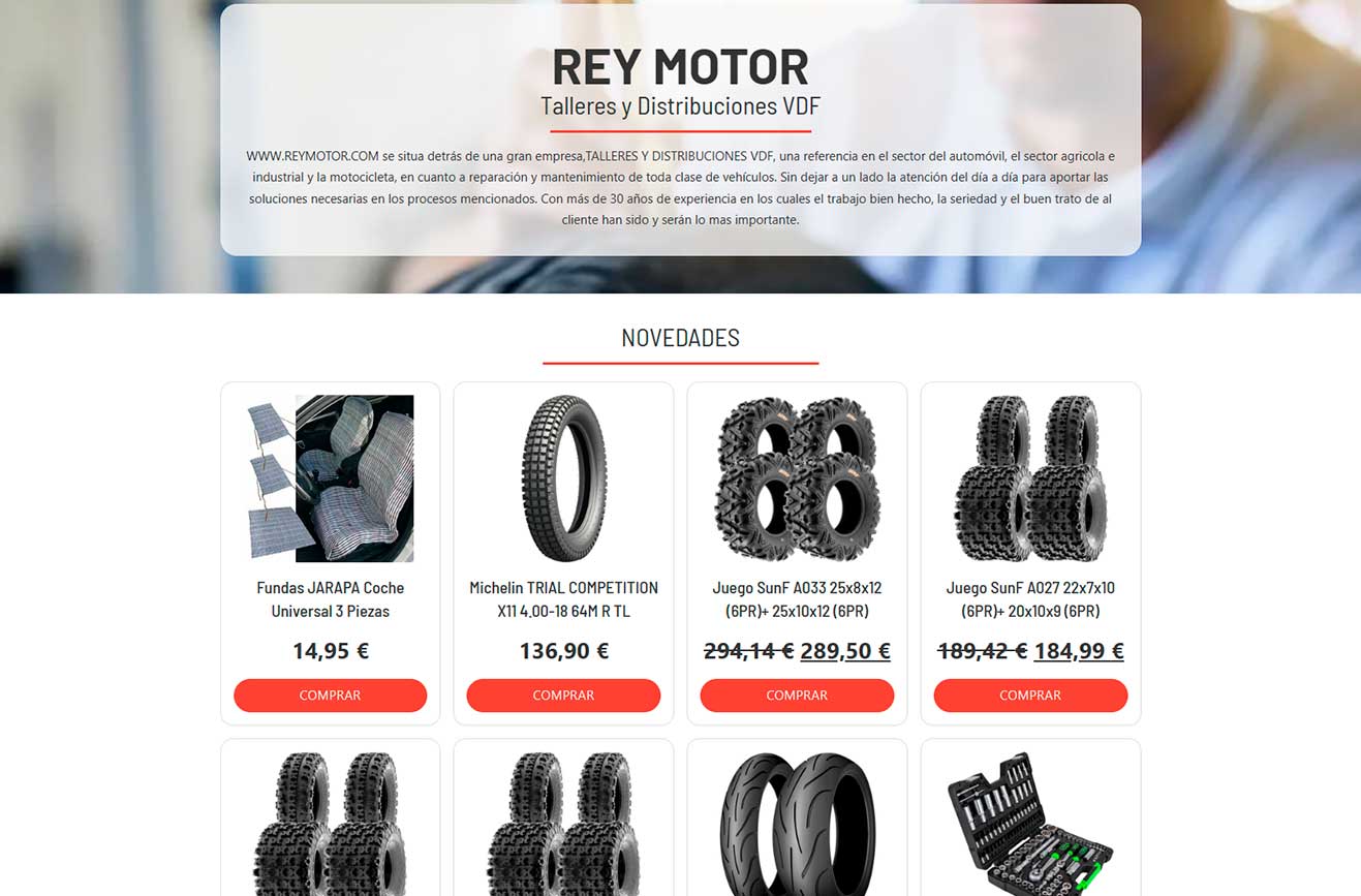 Rey Motor - Marketing Digital Directo